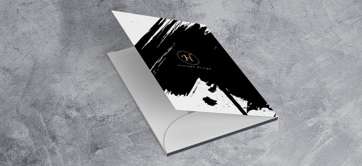 פולדר למעצבת פנים - בית דפוס רובין ריד